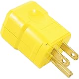 Leviton 5256-VA 15 Amp, 125 Volt, Industrial Grade, Plug, Straight ...