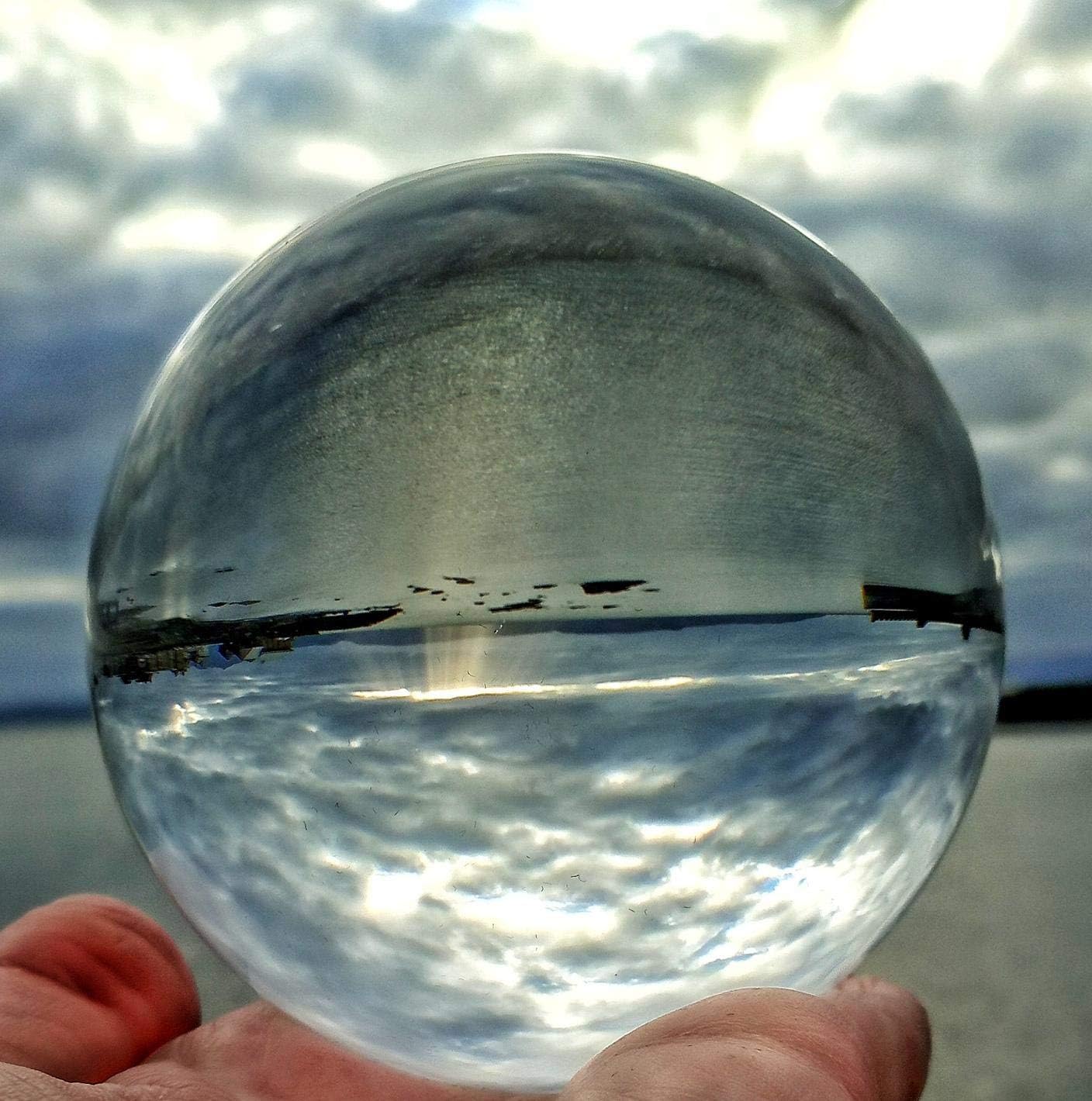 FD2LB1NVL K9 Wunderschöne Kristallkugel-Fotografie Kugel Glaskugel ...