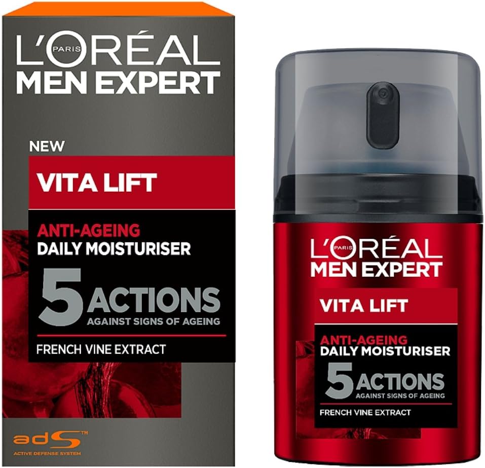L'Oréal Paris Men Expert Anti Ageing Moisturiser, 50ml: Amazon.co.uk ...