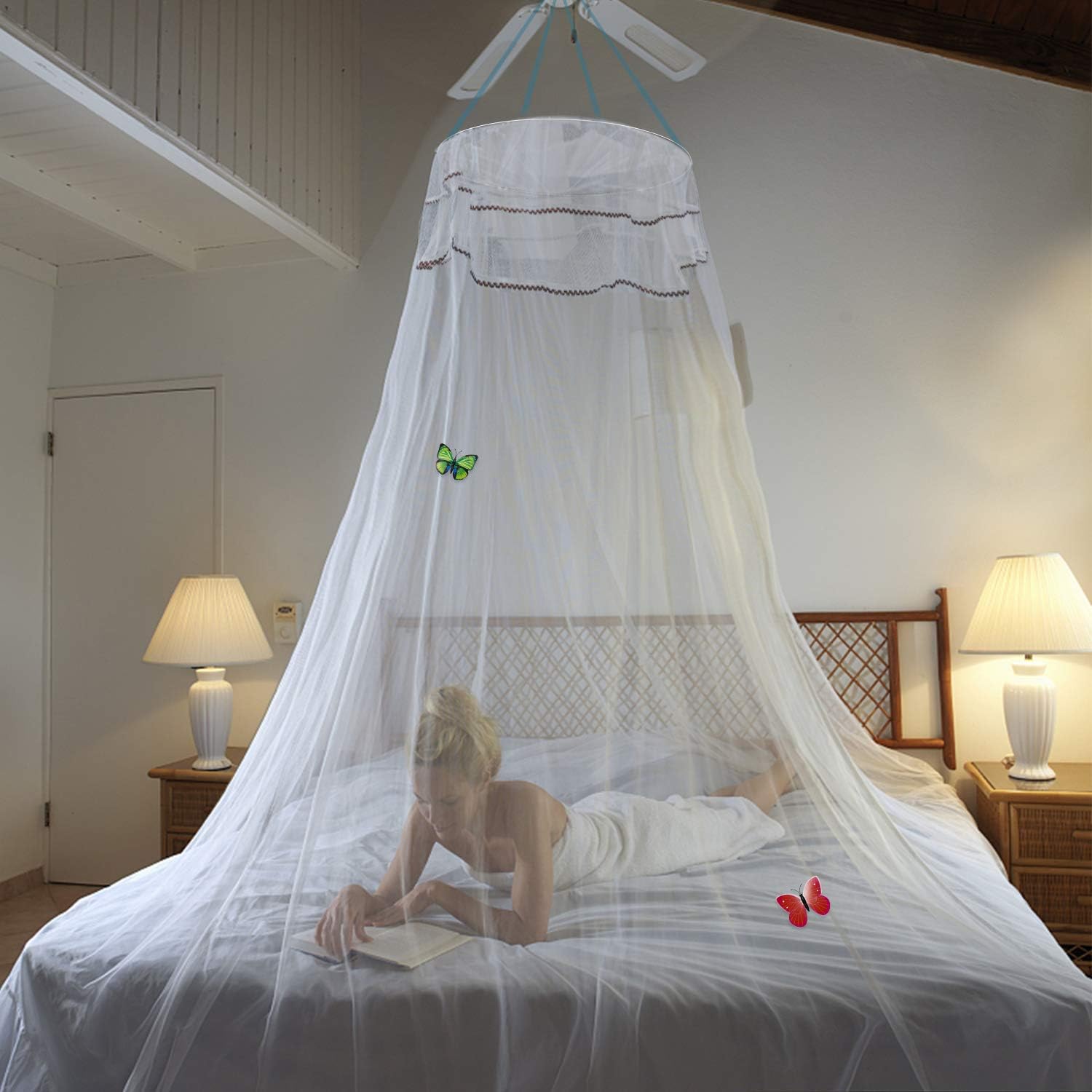 DESON Mosquito Net Dome Mosquito Net Double Bed Single Bed Large ...