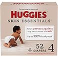 Amazon.com: Huggies Size 4 Diapers, Skin Essentials Baby Diapers, Size ...