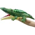 Amazon.com: okegztoa Hand Puppet Crocodile Puppet,Puppet with Movable ...
