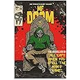 Amazon.com: MF Doom Retro Poster HD Print Posters & Prints on Canvas ...