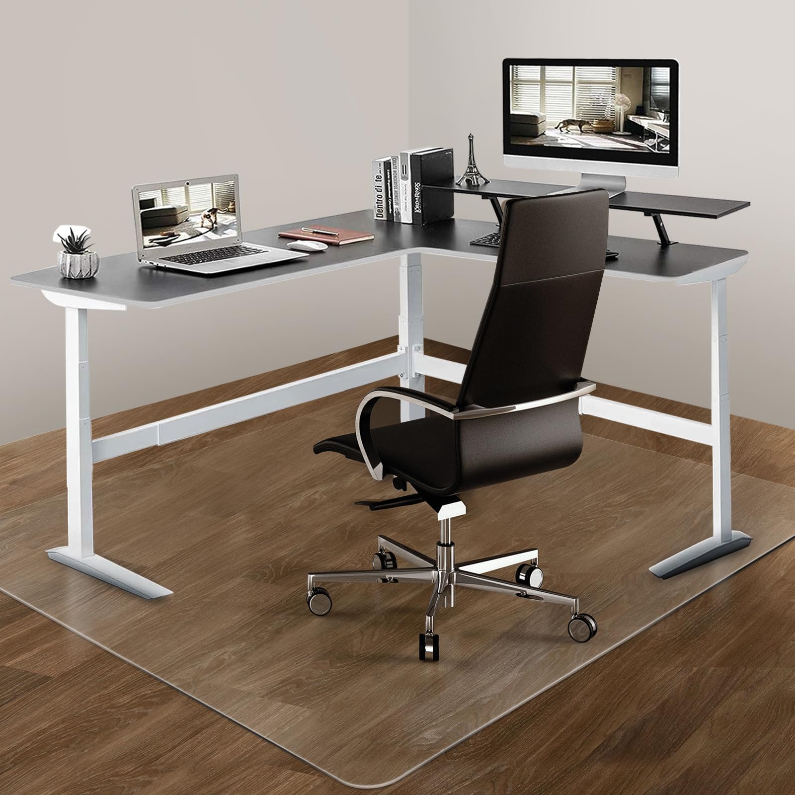 Office Chair Mat for Hardwood Floor: 63"x 51" Extra Large Floor Mat for ...
