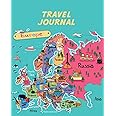 Travel Journal: Map Of Europe. Kid's Travel Journal. Fun Holiday ...