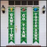 Amazon.com: Football Decorations Porch Sign Banner - Welcome Hanging ...