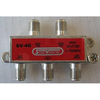 Amazon.com: Commscope SV-4G 4-way Coaxial Splitter 5-1002mhz - 50 pack ...