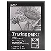 Tracing Paper 8.5x11 inch, 100 Sheets Transparent Vellum Paper for ...