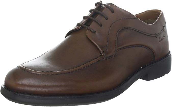 Clarks Dresslite Suit 20348586 Men's Classic Low Shoes Brown Size: 10 ...