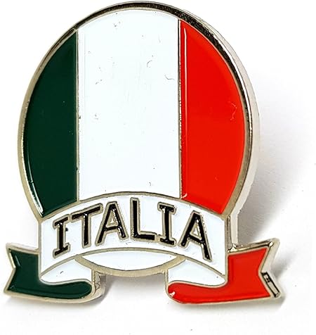 Italia Italian flag Italy tricolour Metal Enamel Pin Badge Brooch ...