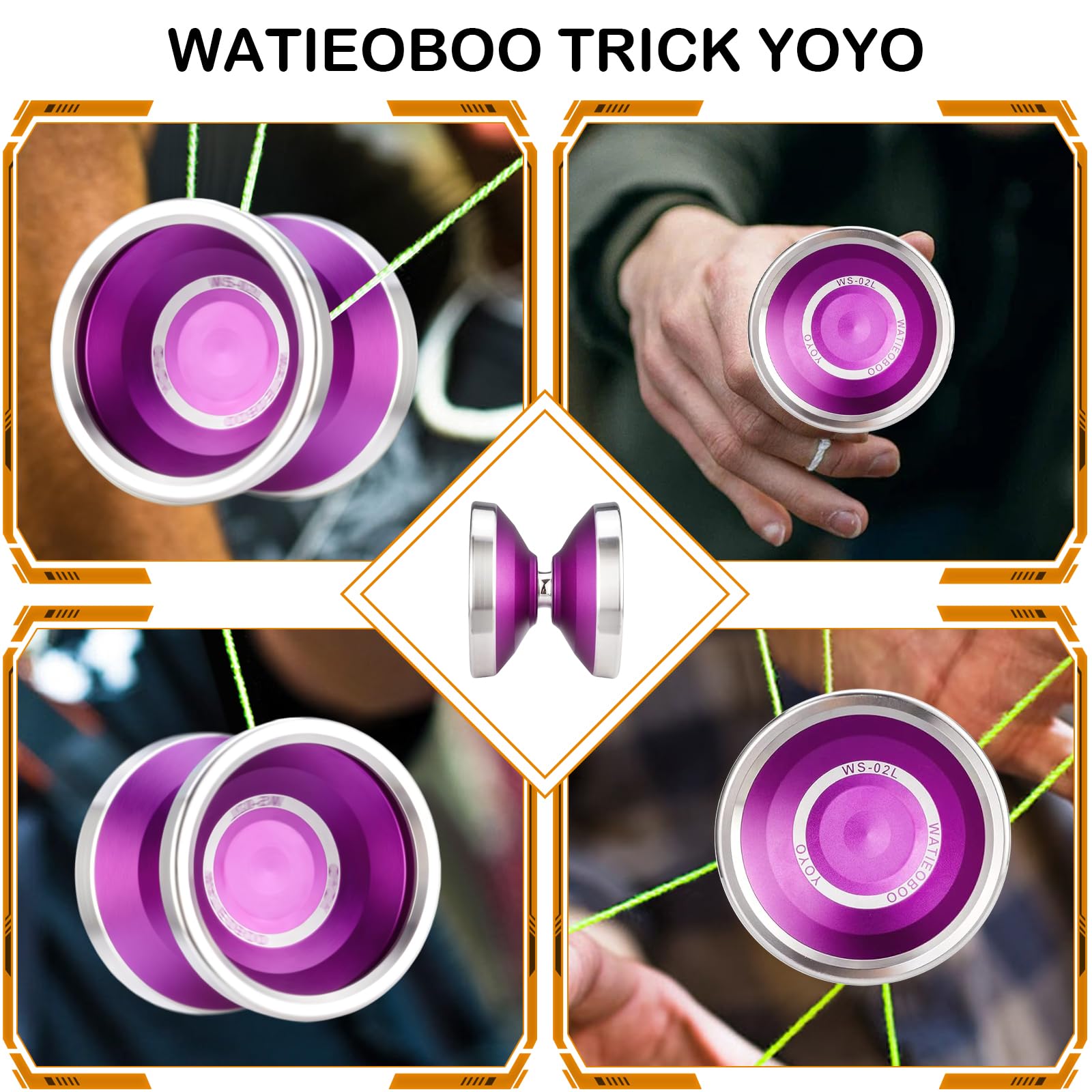 Mua WATIEOBOO Professional Bi Metal Yoyo,Unresponsive Yoyo for Adults ...