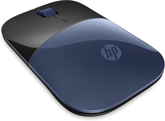 Amazon.com: HP Wireless Mouse Z3700 (7UH88AA#ABL) - Blue Lumiere ...