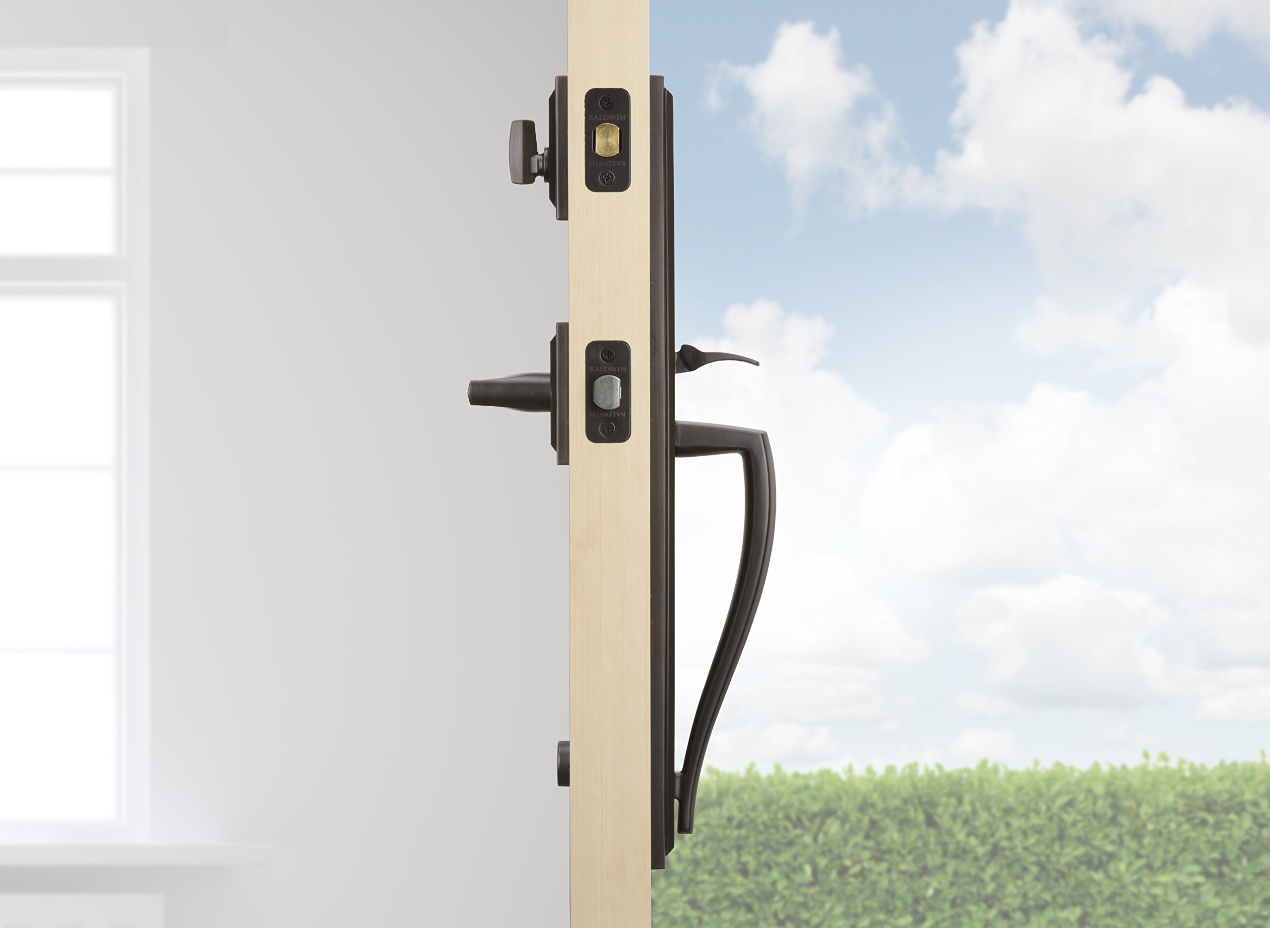 Baldwin Torrey Pines Single Cylinder Front Door Handleset Featuring ...