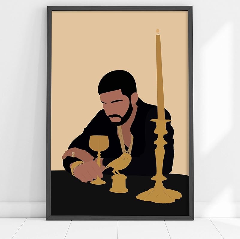 Drake Poster - Take Care - Minimalist Art Print: Amazon.co.uk: Handmade