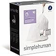 Amazon.com: simplehuman Custom Fit Trash Can Liner J, 30-40 L / 10-10.5 ...