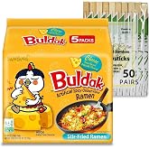 Amazon.com: Buldak Ramen Noodles - Carbonara Flavor - Cup 6 Pack ...
