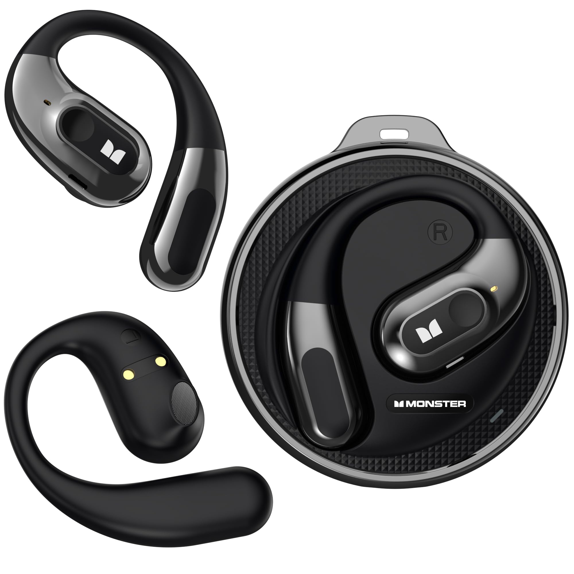 Monster Open Ear Headphones AC330, Wireless Earbuds Bluetooth 5.4 with ...