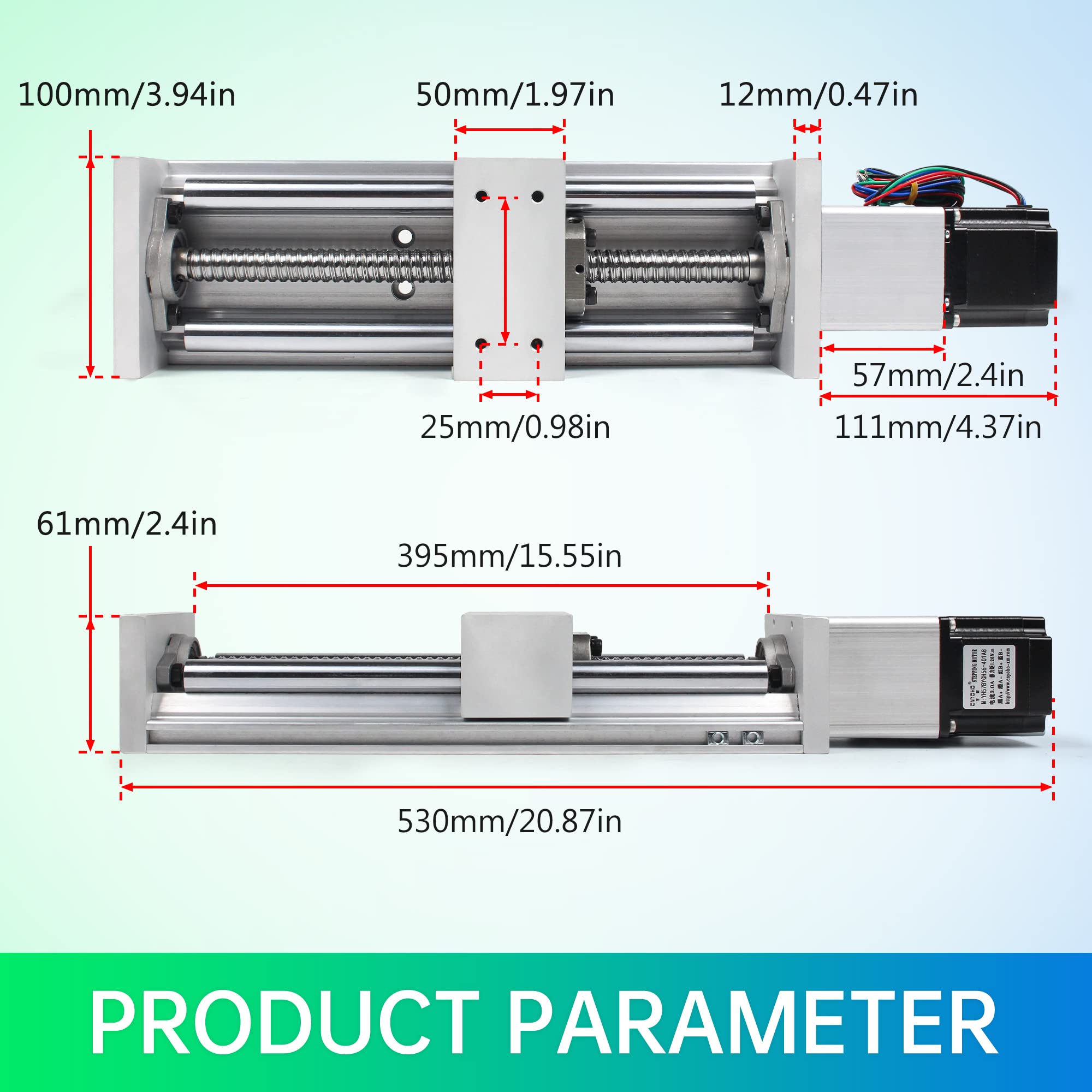 Mua RATTMMOTOR ZBX100-300mm Stroke CNC Linear Stage Motion Actuator ...
