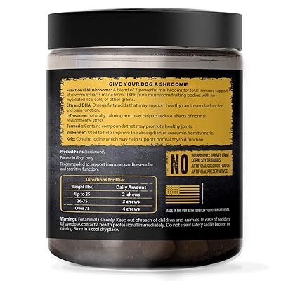 Mua Shroomies - Organic Mushroom Complex for Dogs - Turkey Tail, Lions ...