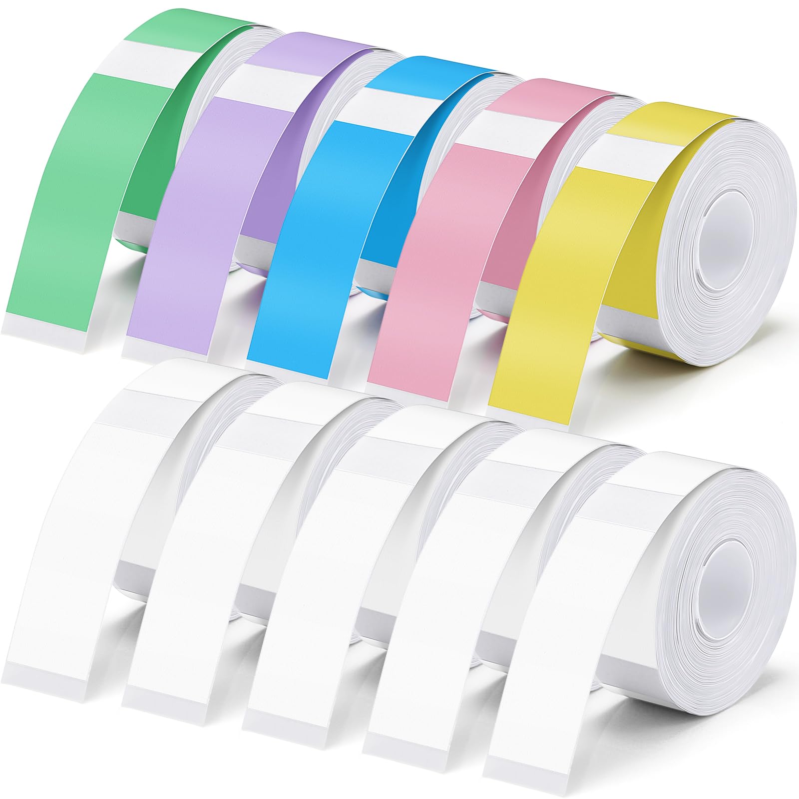 Gersoniel 1600 Pcs Label Tapes 15 x 40 mm Laminated Stickers ...