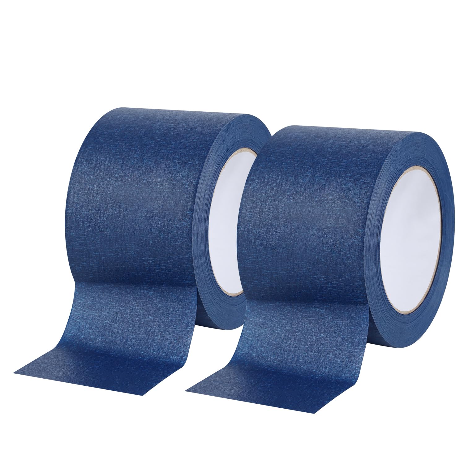 Lichamp Wide Masking Tape 3 inches, 2 Packs Blue Painters Tape Blue ...