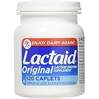 Amazon.com: LACTAID Original Caplets 120 ea (Pack of 3) : Health ...