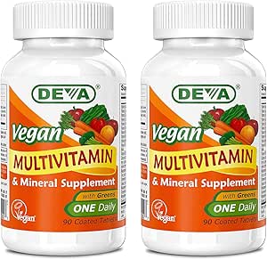 Amazon.com: Deva Vegan Multivitamin & Mineral Supplement - Vegan ...