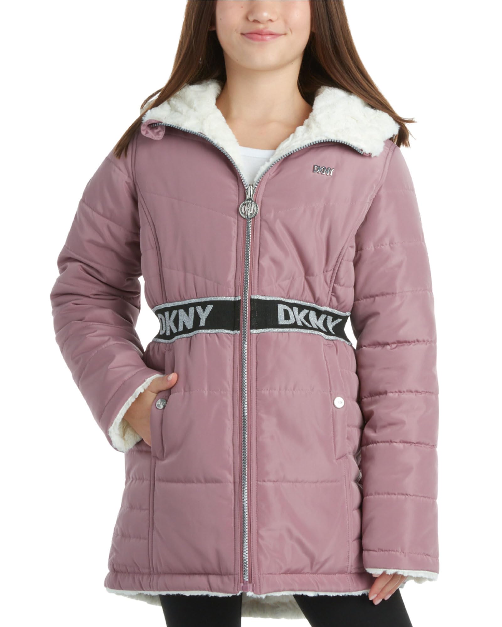 Mua Girls’ Jacket – Reversible Heavyweight Quilted Parka Coat with ...