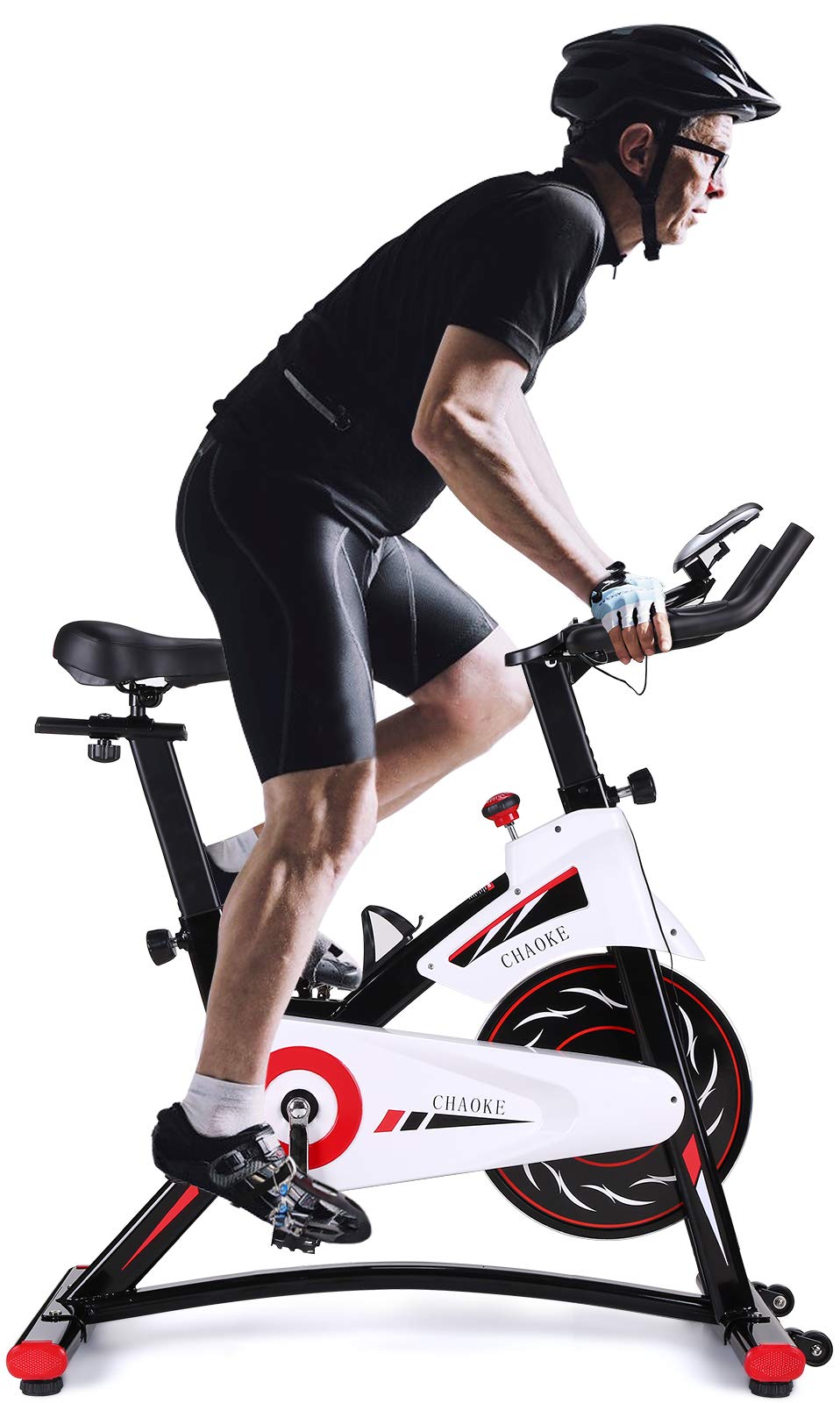 Exercise Bike, CHAOKE Indoor Cycling Bike, Stationary Bike Magnetic ...