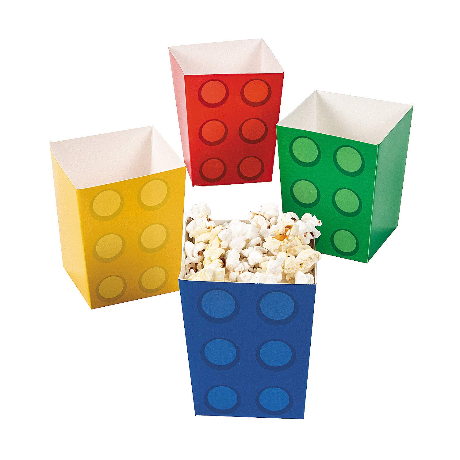 Fun Express Block Party Popcorn Boxes 24pc For Birthday Party fun-express-block-party-popcorn-boxes-24pc-for-birthday-party