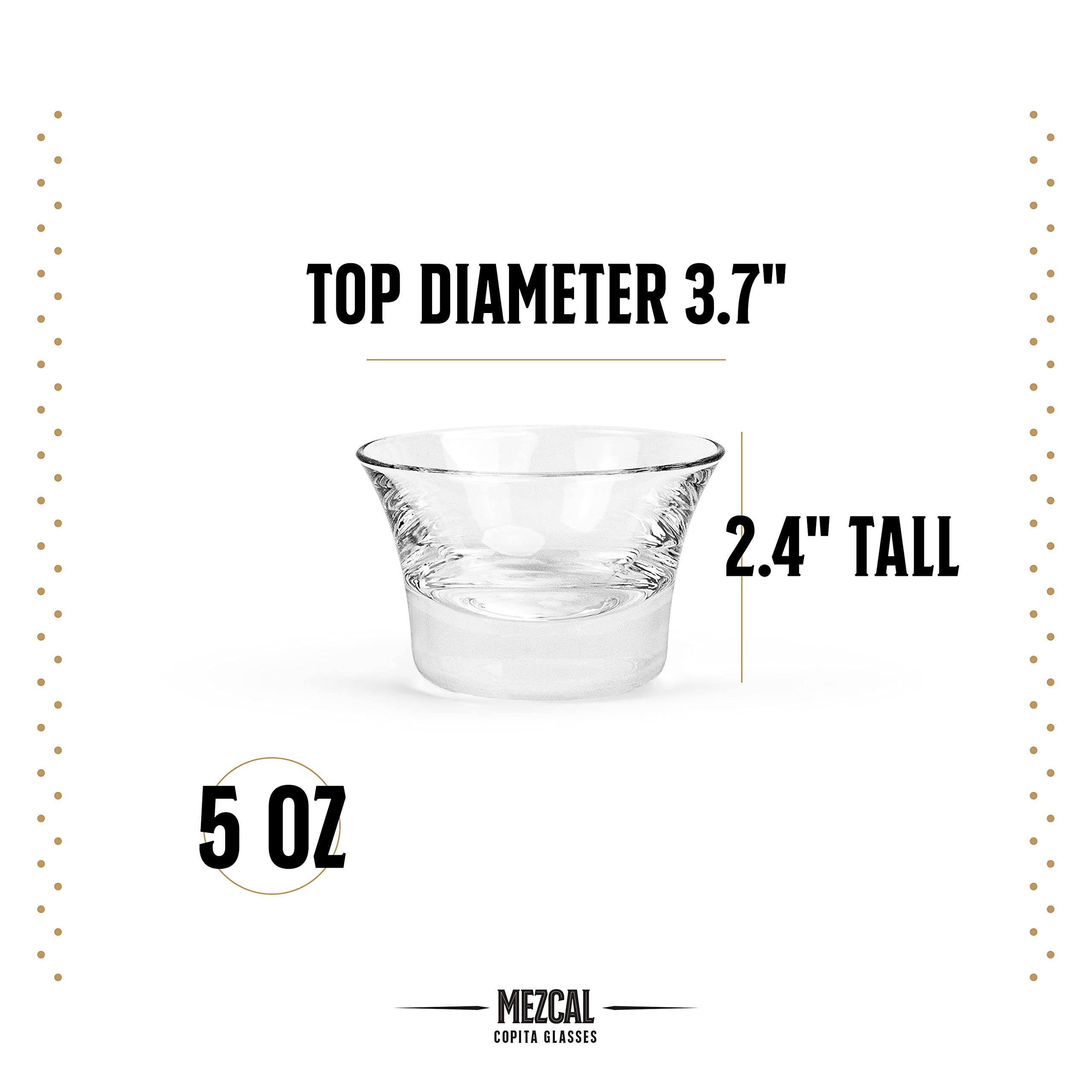 Mua Mezcal and Spirits Sipping Glasses | Tequila Tasting Collection ...