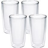 Amazon.com | Tervis Made in USA Double Walled Clear & Colorful Tabletop ...