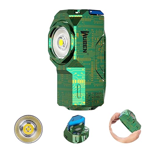 WUBEN X0 Rechargeable Mini Flashlight with Magnet, 900 Lumens Pocket ...