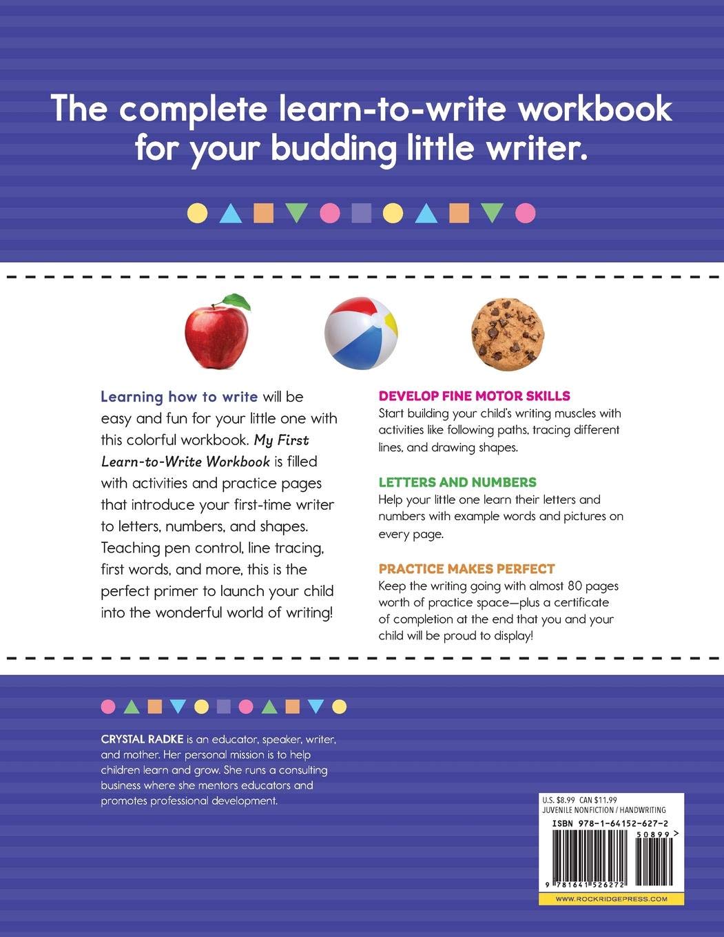 My First Learn-to-Write Workbook: Practice for Kids with Pen Control ...