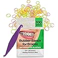 Amazon.com: 1/4 Inch Orthodontic Elastic Bands - 100 Pack, Neon, Heavy Force 4.5 oz - Dental ...