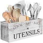 Amazon.com: Suli Extra Large Kitchen Utensils Holder with 4 ...