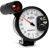 Amazon.com: Auto Meter 880083 3-3/8" 10000 RPM Shift-Lite Tachometer ...