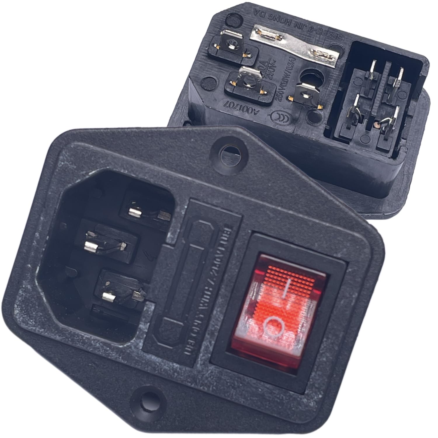 Mua CESS AC Power Socket With Switch & Fuse & Lamp,Chassis/Panel Mount ...