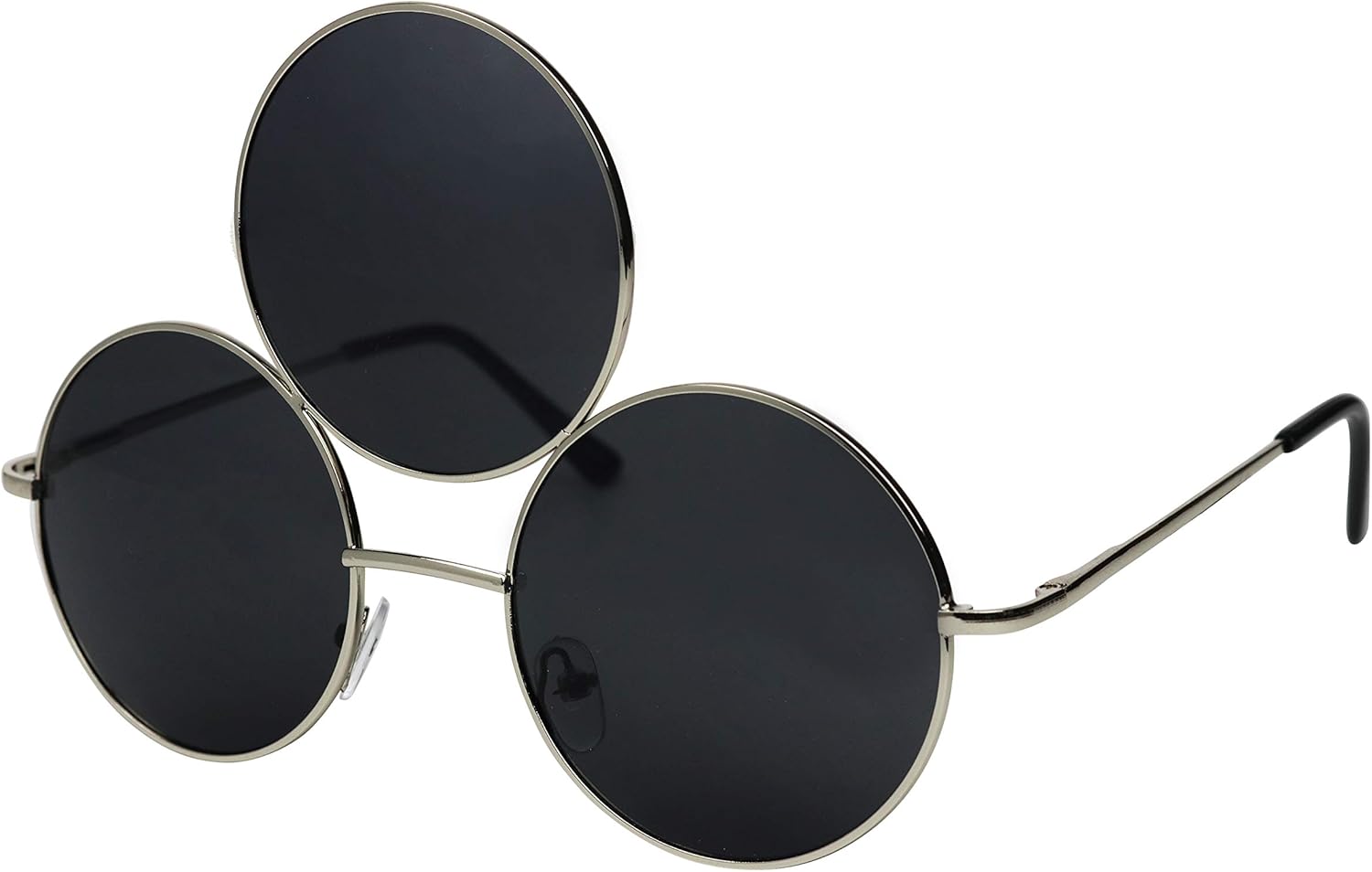 Amazon.com: Third Eye Sunglasses Reflective Mirrored Black Lens: Clothing