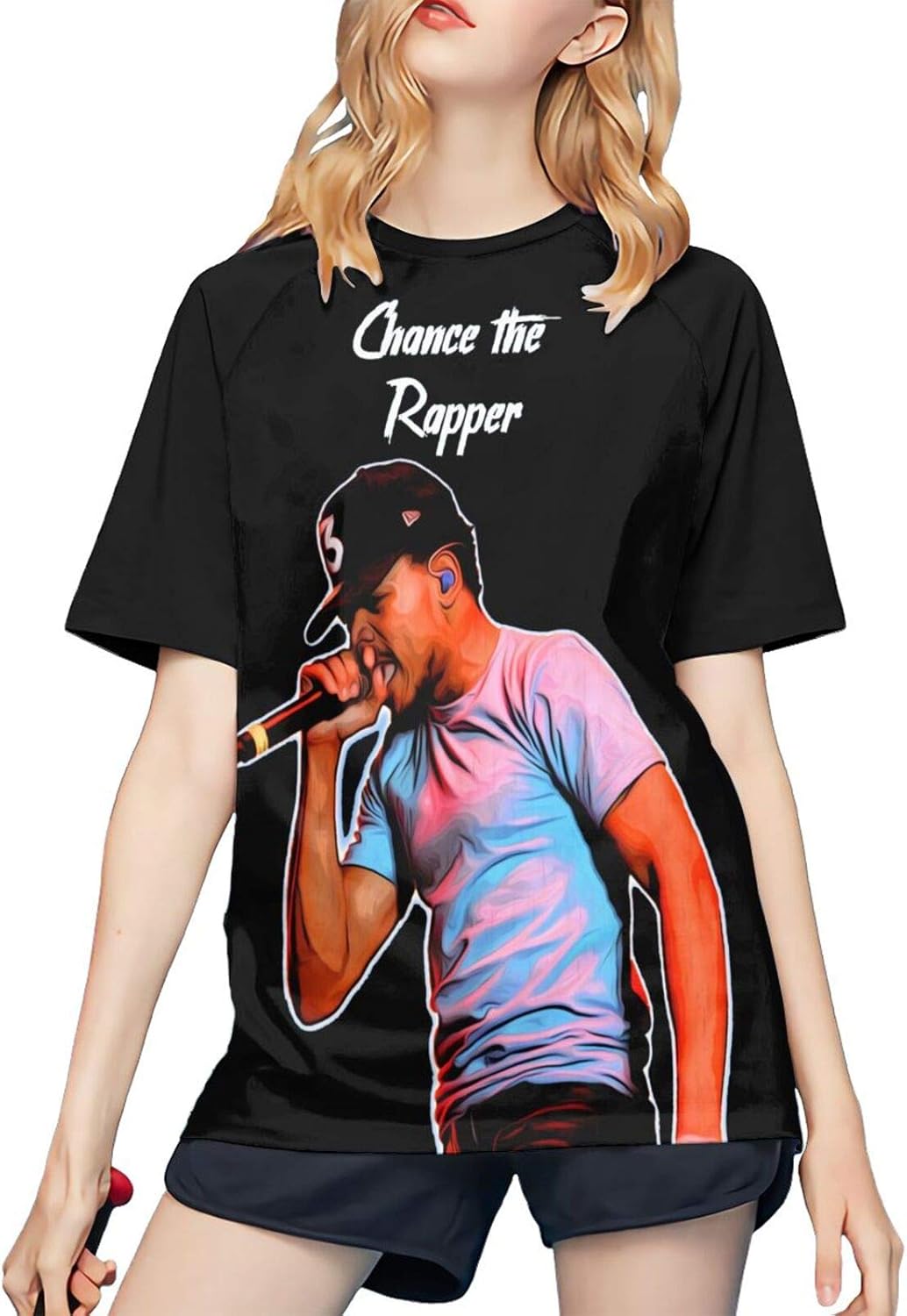 Chance The Rapper T Shirts for Women Custom Graphic Design Printing ...