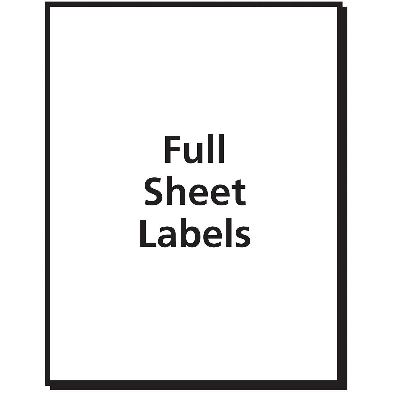 Shipping Labels Office Products Avery® White Full-Sheet Labels for ...