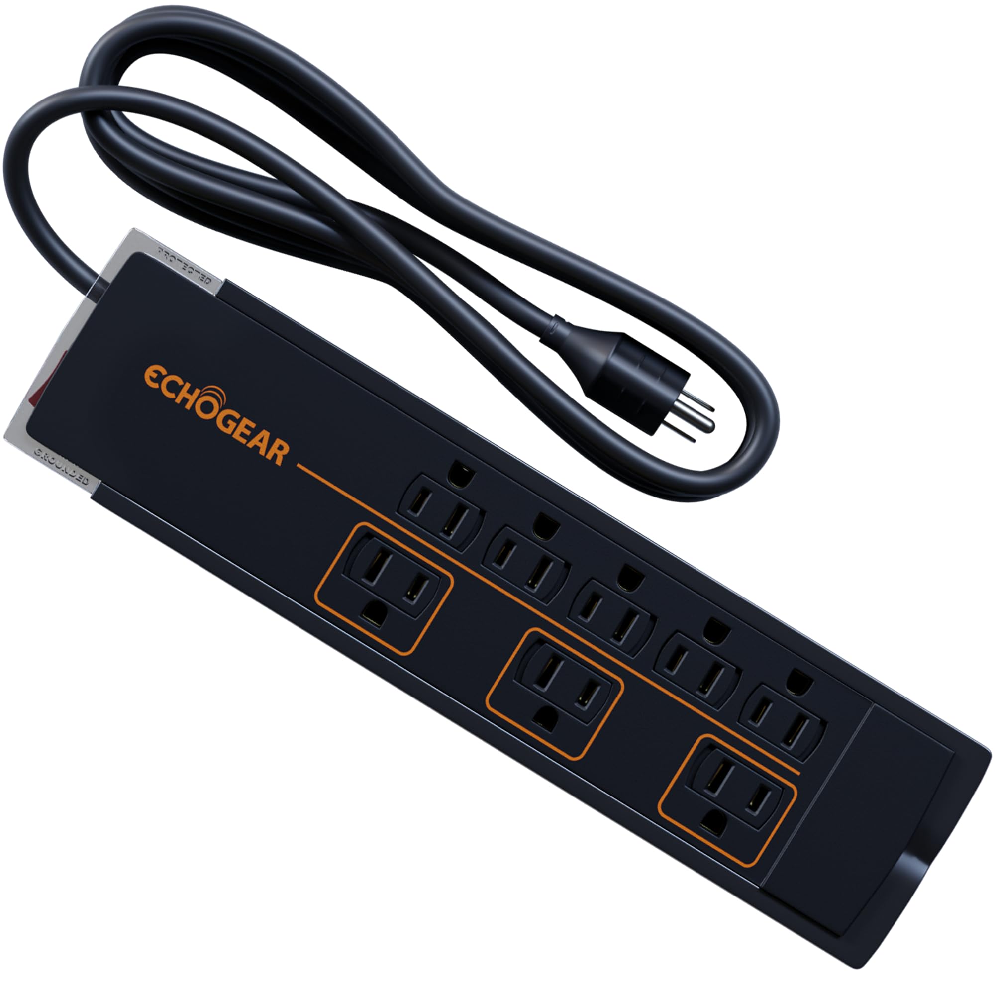 Mua ECHOGEAR ShockBlocker 8 Outlet Surge Protector Power Strip - Slim ...