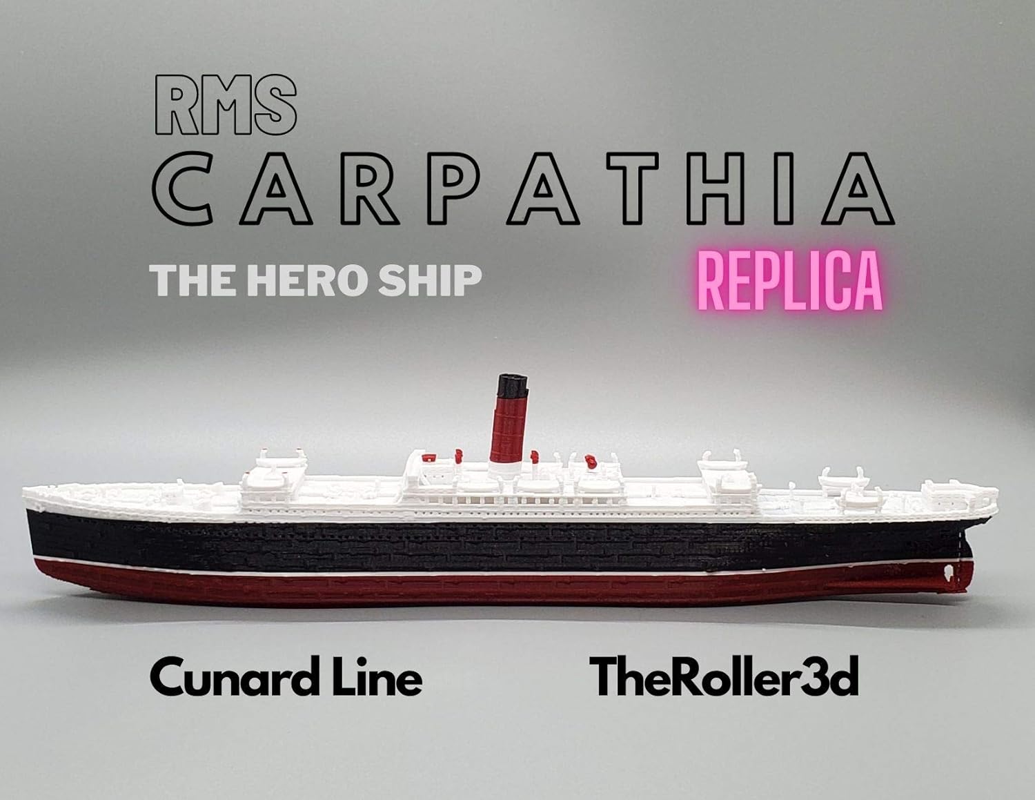 Amazon.com: RMS Carpathia Model - Highly Detailed Replica Historically ...