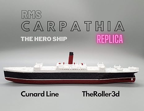 Amazon.com: RMS Carpathia Model - Highly Detailed Replica Historically ...
