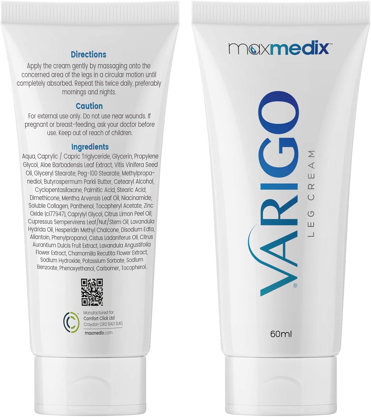 Varigo Cream – 60ml – Natural Varicose Vein Treatment Lotion for The ...