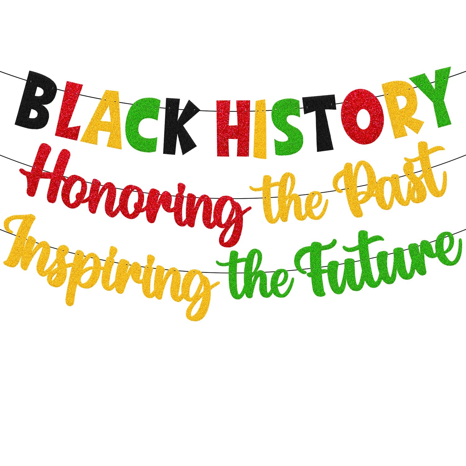 Black History Month Banner Honoring the Past Inspiring the Future ...