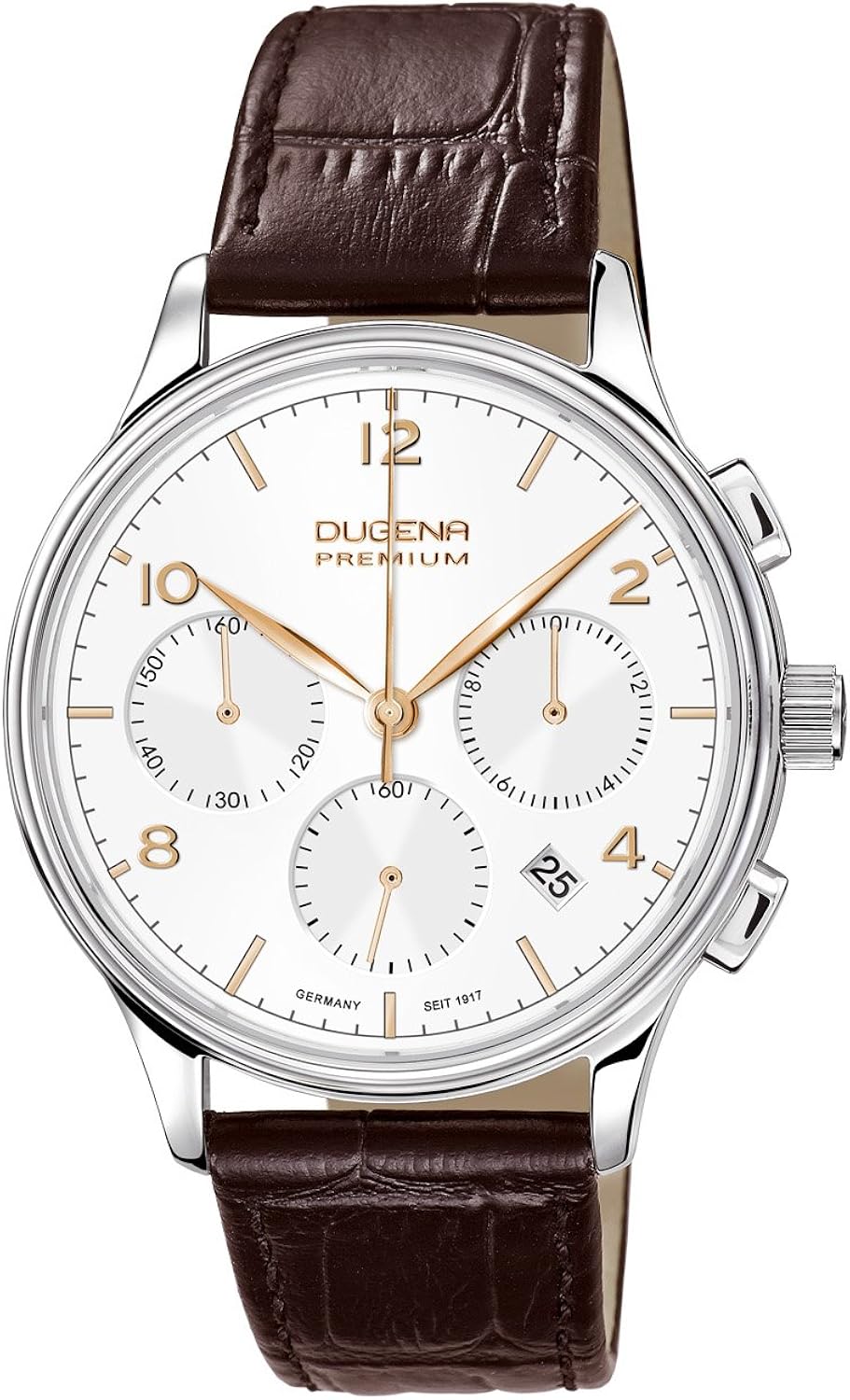 Dugena Herren-Armbanduhr Minor Chronograph - Traditional Classic Analog ...
