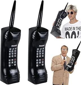 Amazon.com: 2PCS Inflatable Mobile Phone - 80's 90's Party Decorations ...
