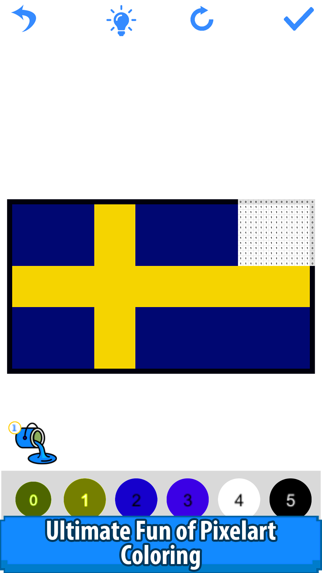 Flags Pixel Art - Paint by Number, Sandbox Coloring Book:Amazon.in ...