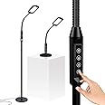 Brightech Litespan 2-in-1 LED Floor & Desk Lamp, Adjustable Height ...